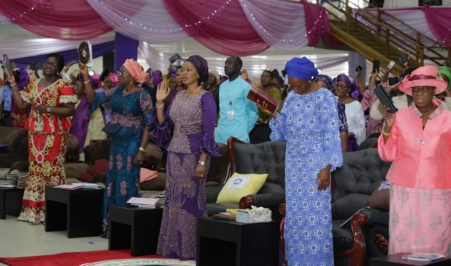 Photos: Wife of Lagos Gov. Mrs. Bolanle Ambode at the Executive feast ...