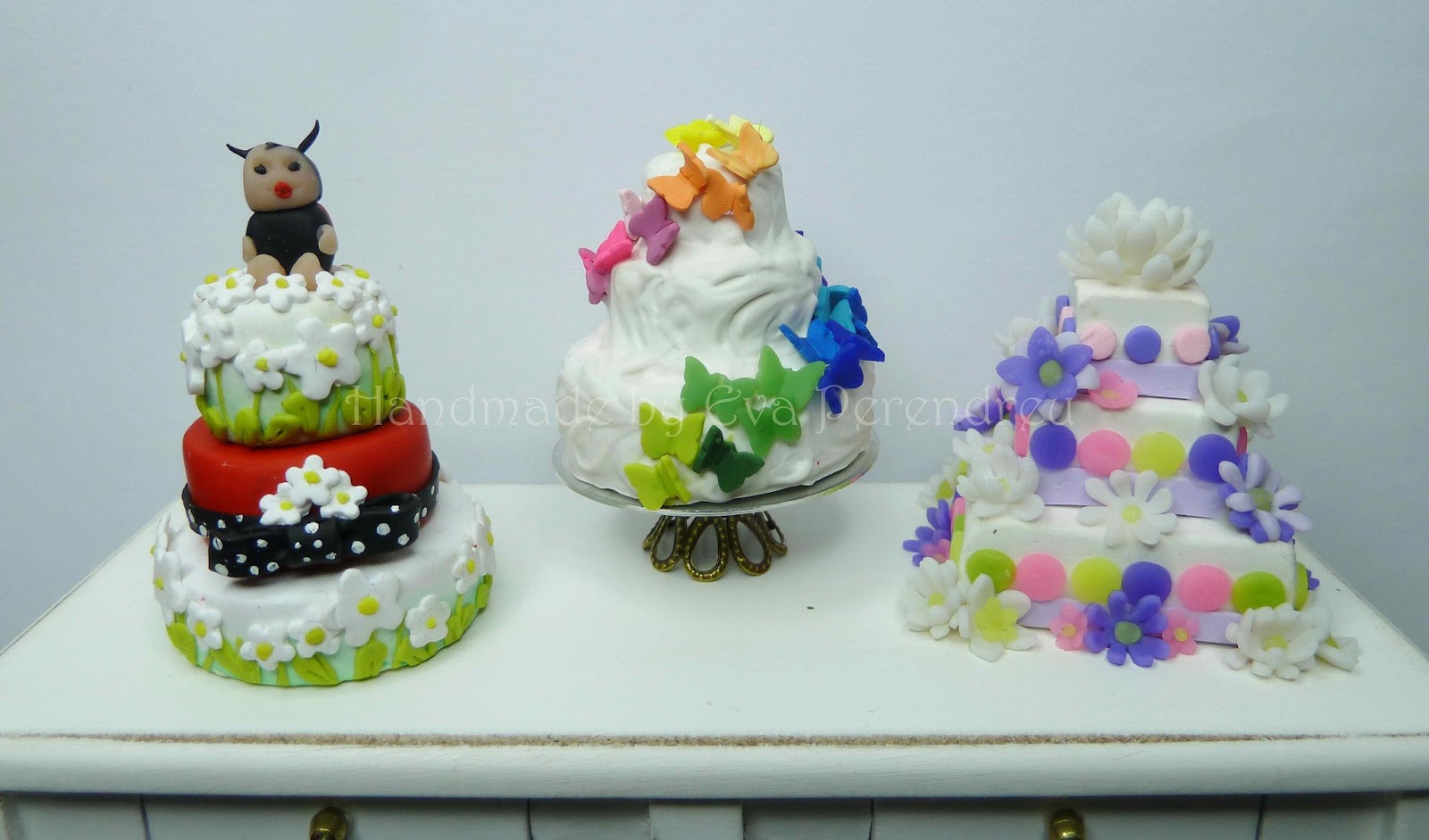 Mini Escenas, Miniaturas by Eva Perendreu: Mini Pasteles Fondant - Mini ...
