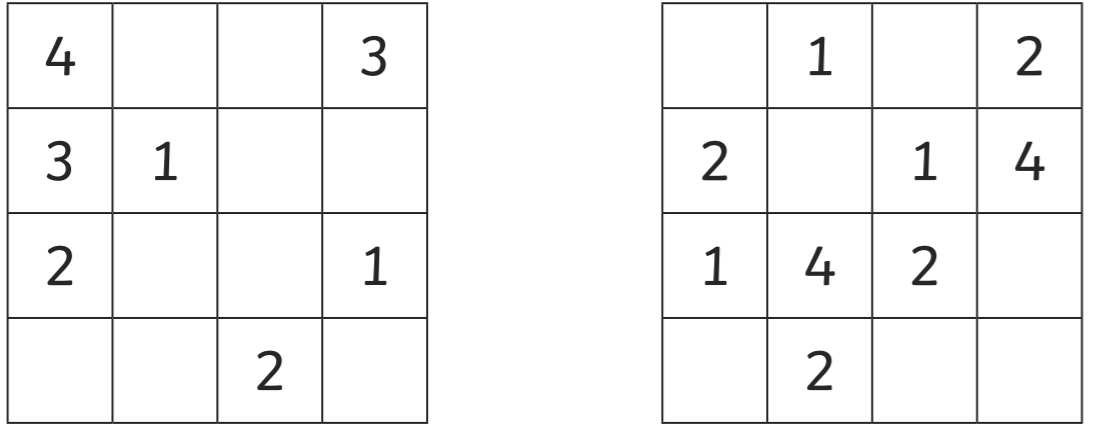 Year 4: Have you tried sudokus before?