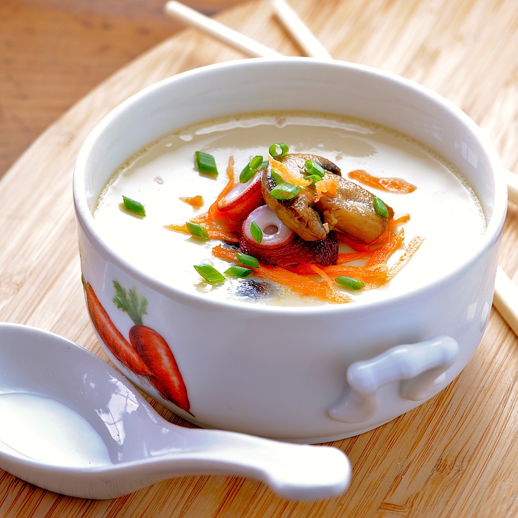 JULES FOOD...: Chawanmushi. Japanese Steamed Egg Custard