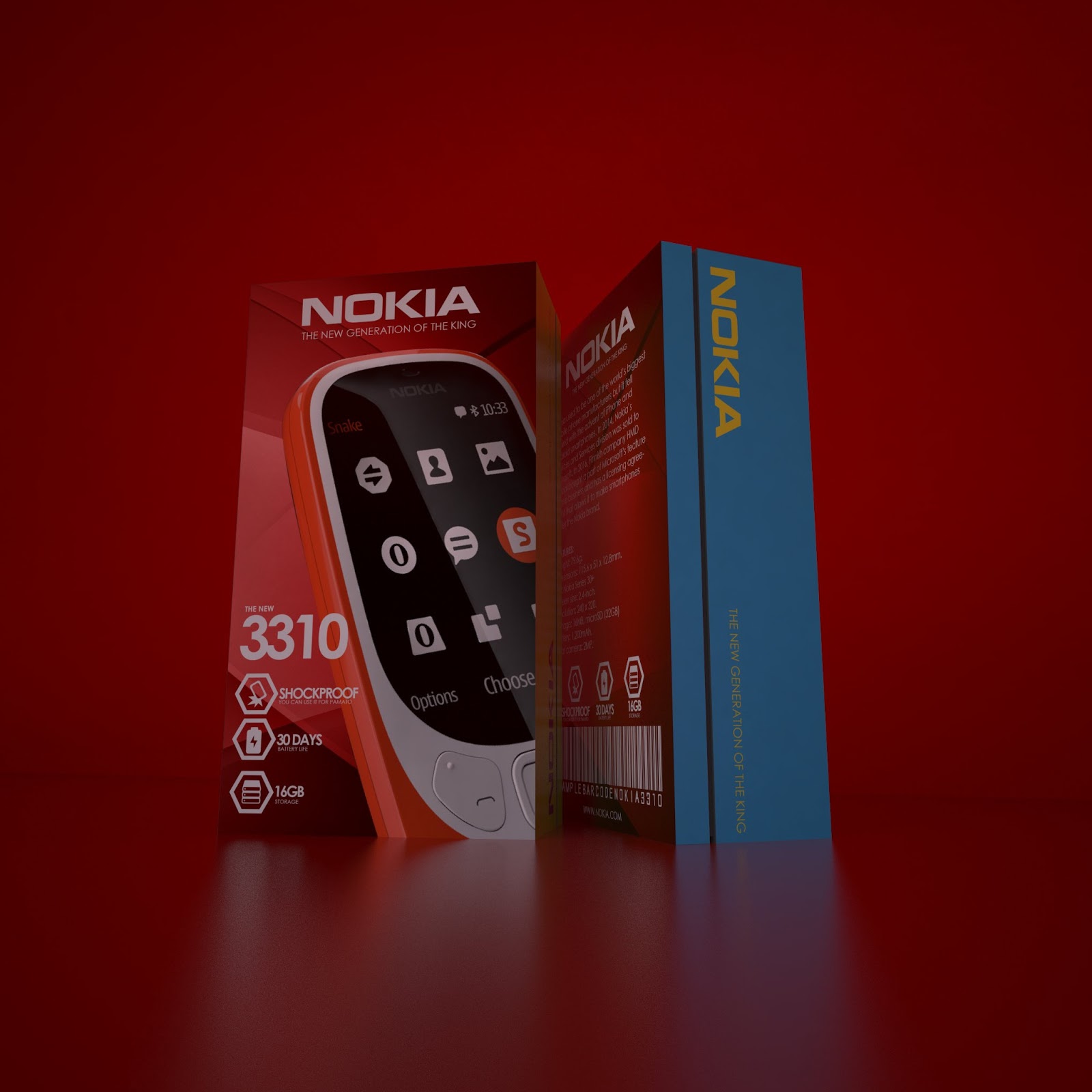 THE NEW NOKIA 3310 BOX DESIGN CONCEPT AMAZING!
