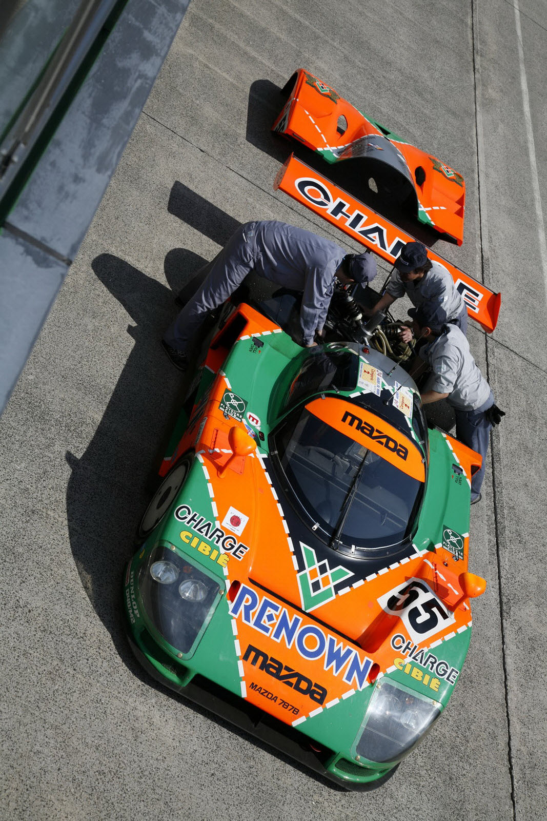 Mazda 787B 1991 Winning car returns to le mans after 20 years