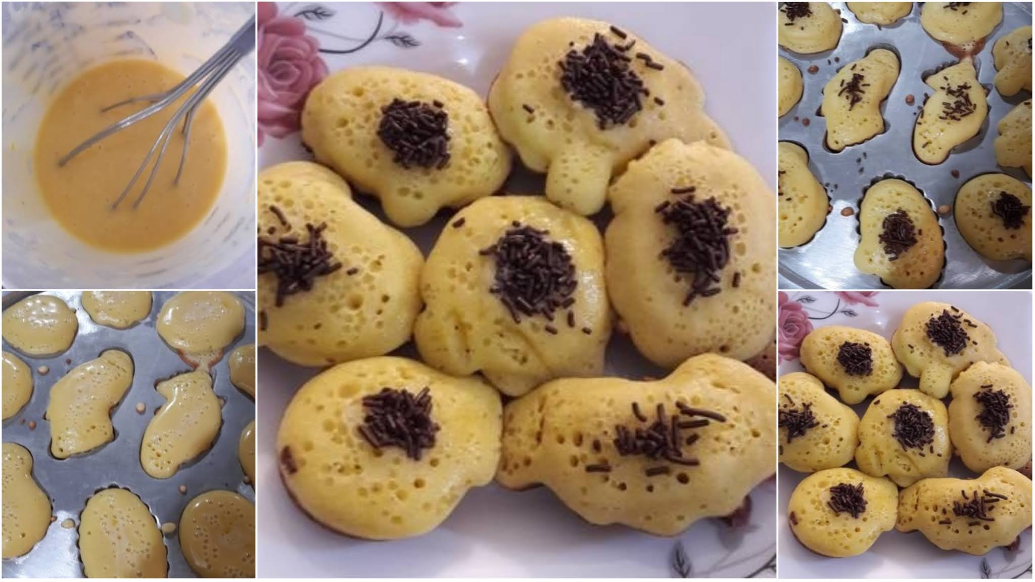 Kue Cubit Jadul ala Abang Abang No Mixer (Takaran Sendok) - Tips Masak Sedap