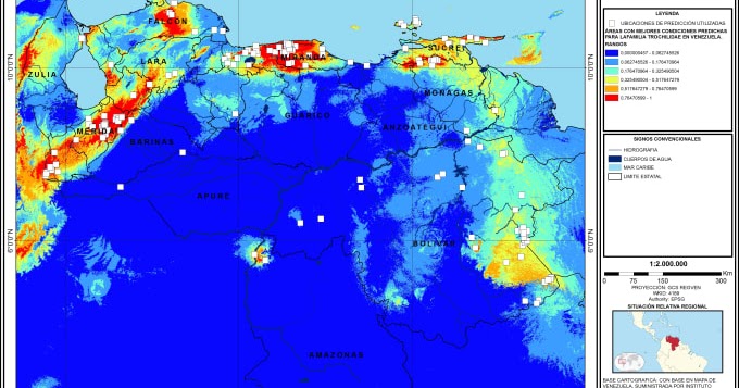 Draw A County Map, Using Gis Tools And Spatial Analysis - Image ...