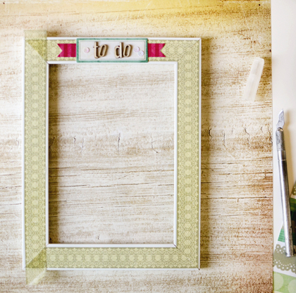 washi tape frames tutorial