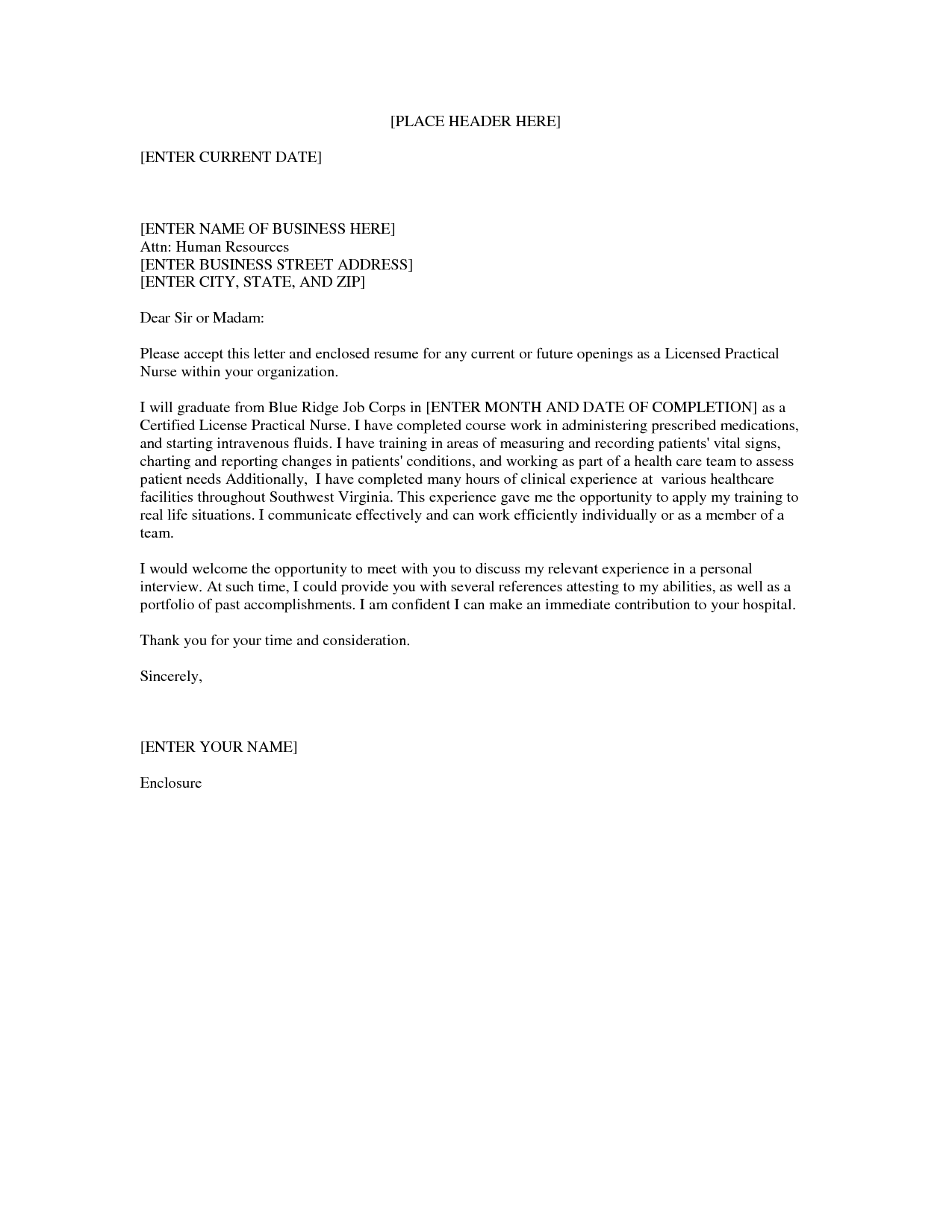 Lpn Cover Letter Examples ~ Resume Letter