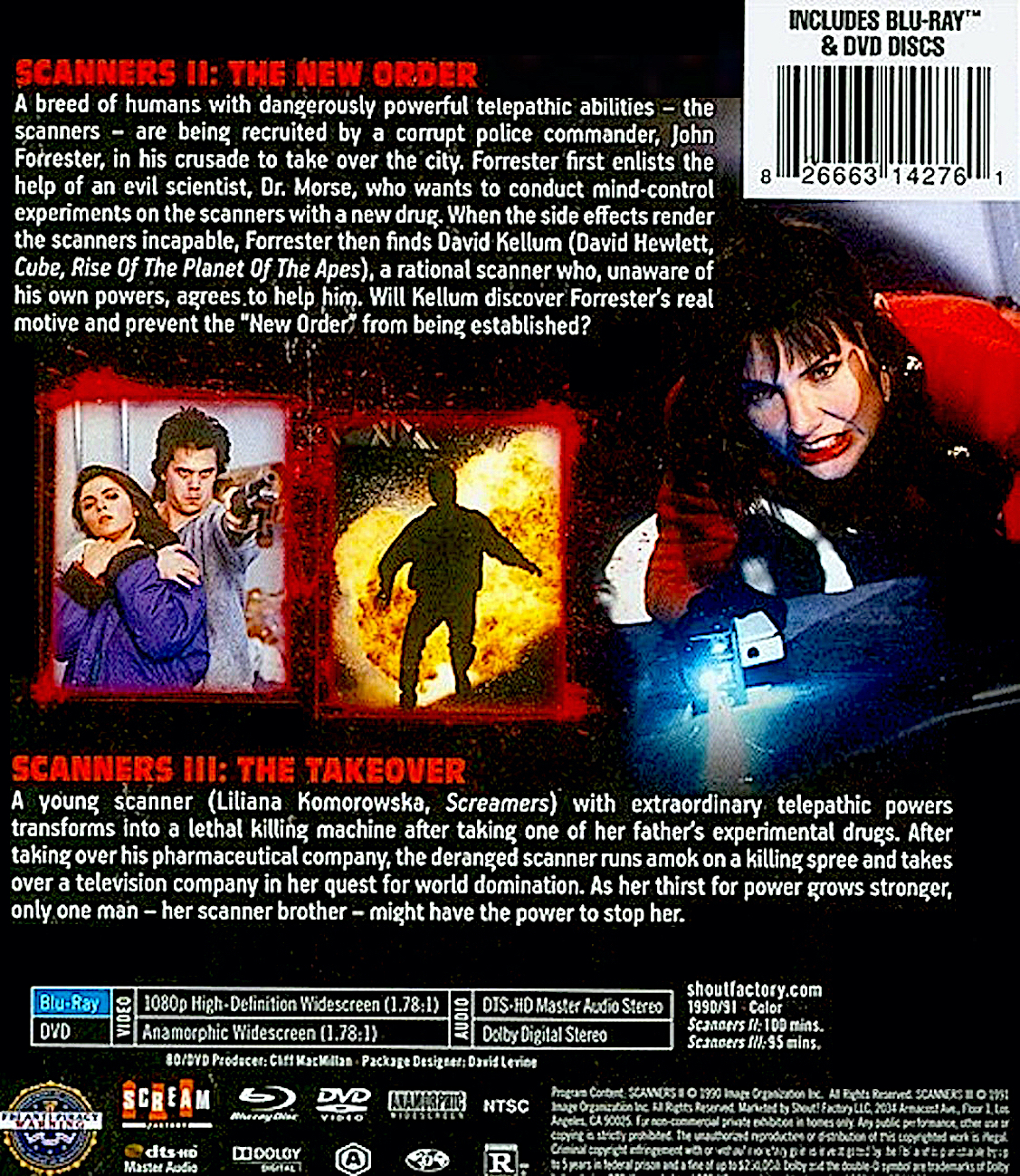 blu-ray and dvd covers: SCREAM FACTORY DOUBLE FEATURE BLU-RAYS: BAD ...