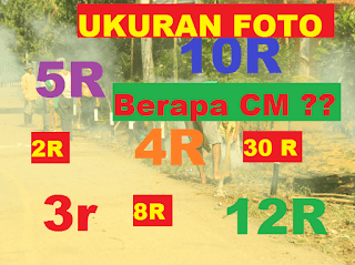 Ukuran Foto 2R 3R 4R 5R 6R 8R 10 12R Dalam Satuan CM dan cara membaca ...