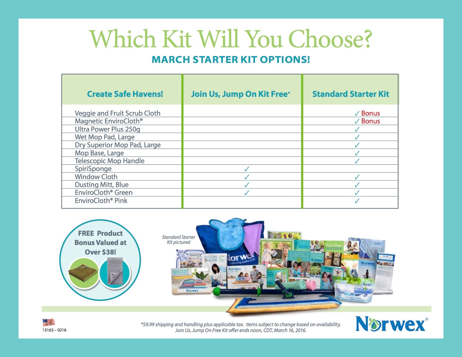 Rebecca Lange - Norwex Independent Sales Consultant: March Starter Kit ...