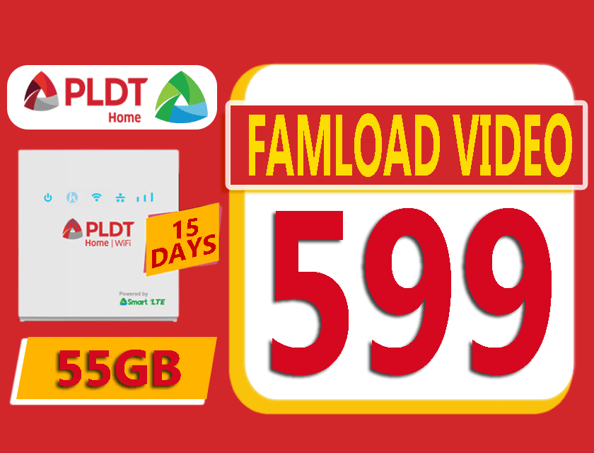 Famload Video 599 - 55GB Data for 15 Days