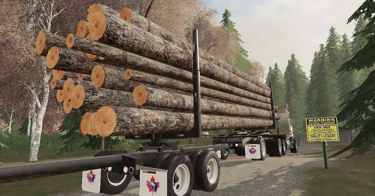 FS19 Arctic Jeep and Pole Logging Trailers 1.0 - FS 19 & 22 USA Mods ...
