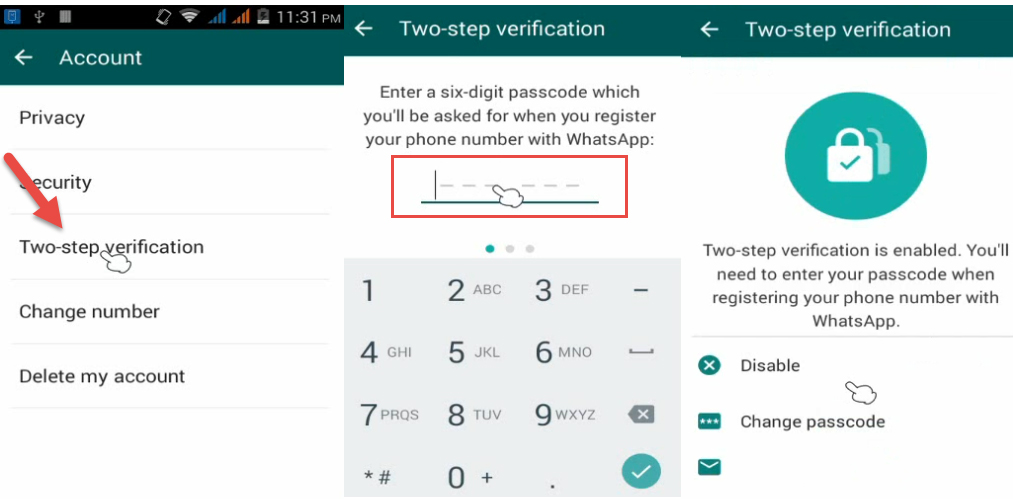 Whatsapp Latest Features How To Enable Two Step Verification On