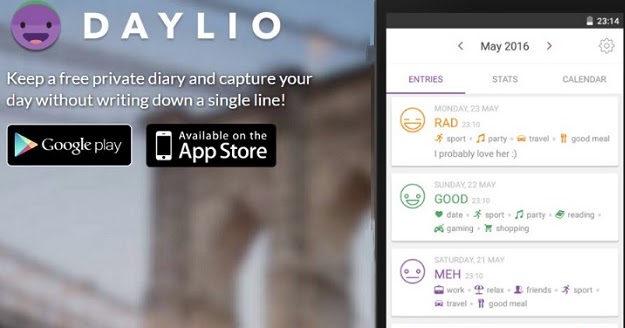 Daylio - Μία δωρεάν εφαρμογή ημερολογίου που θα βελτιώσει την διάθεσή σας