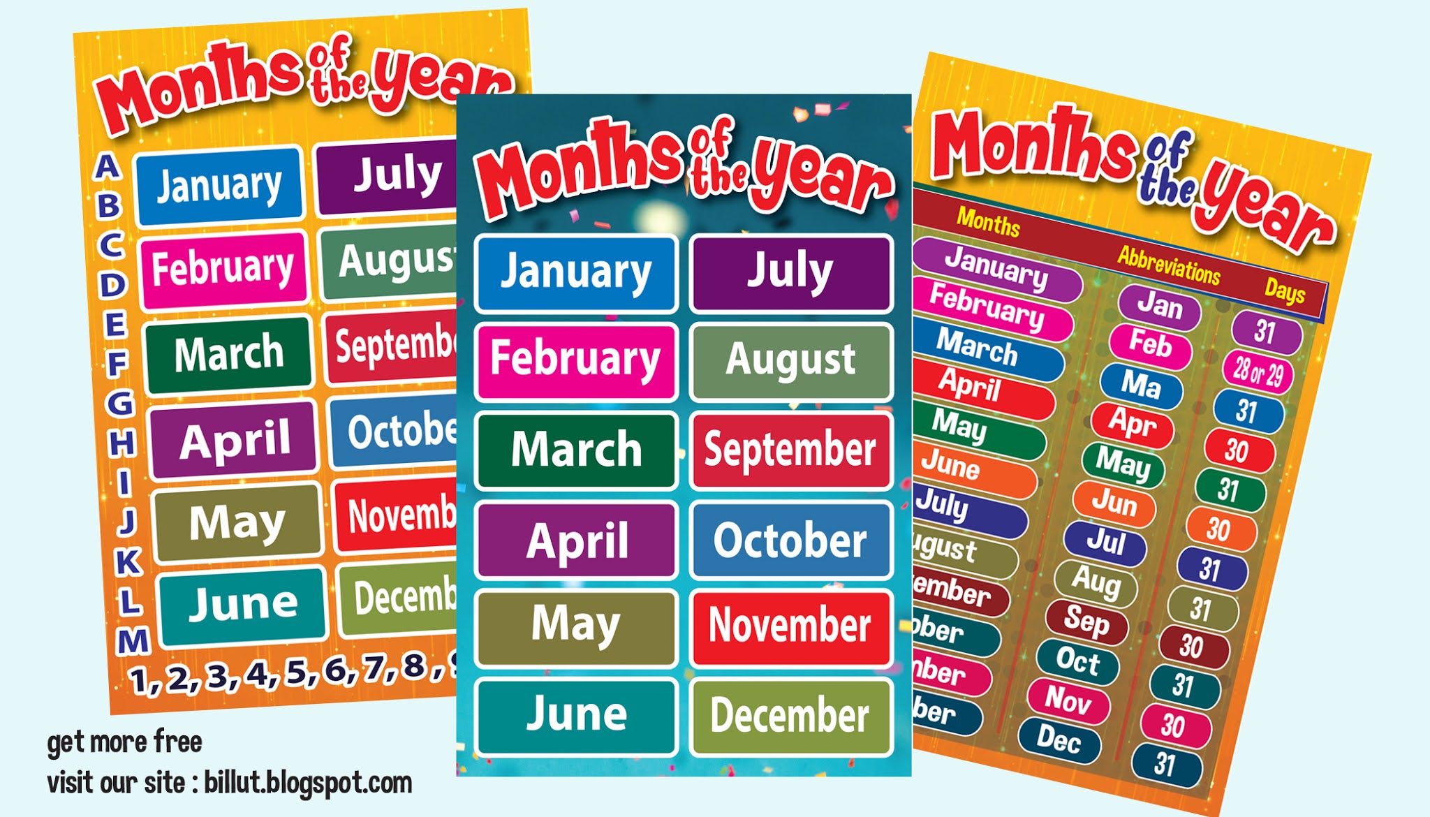 Months Of The Year Twelve Months Of The Year English months-of-the-year-twelve-months-of-the-year-english