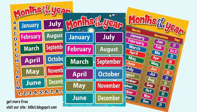 Months of the Year/Twelve Months of the Year (English)