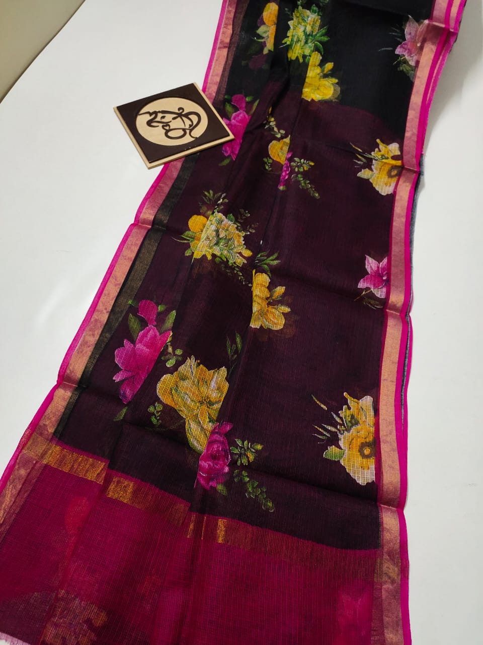 Pure handloom Kota cotton sarres