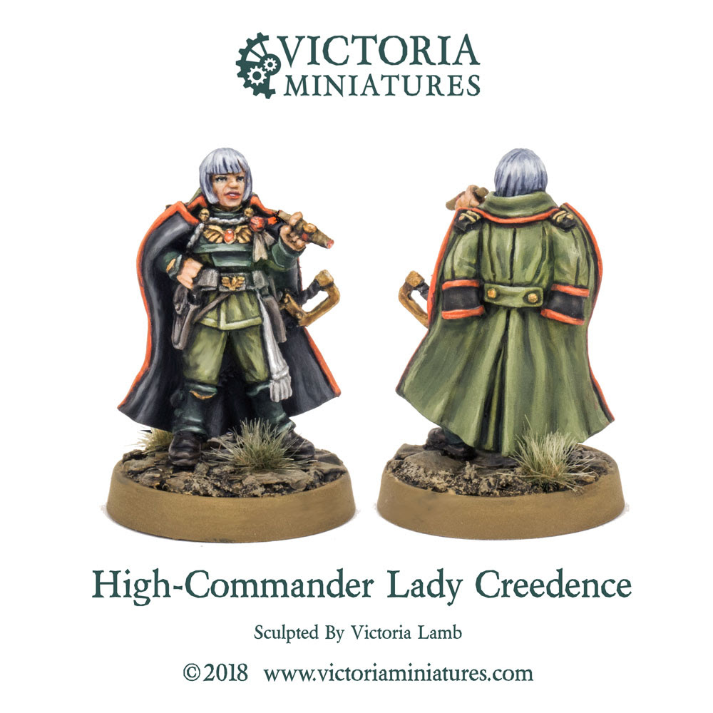 Wargame News and Terrain: Victoria Miniatures: New High-Commander Lady ...