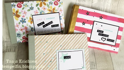 Stempelfix: Minialbum mit Ringbindung - Fotobuch selber machen