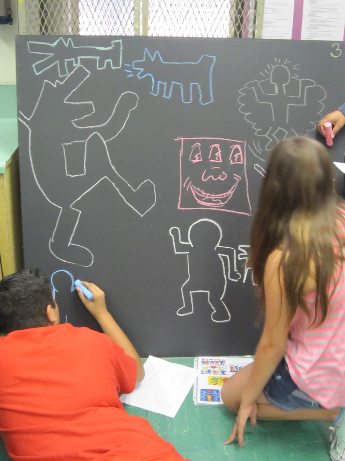 Mrs. Wille's Art Room: Graffiti art inspired by Keith Haring