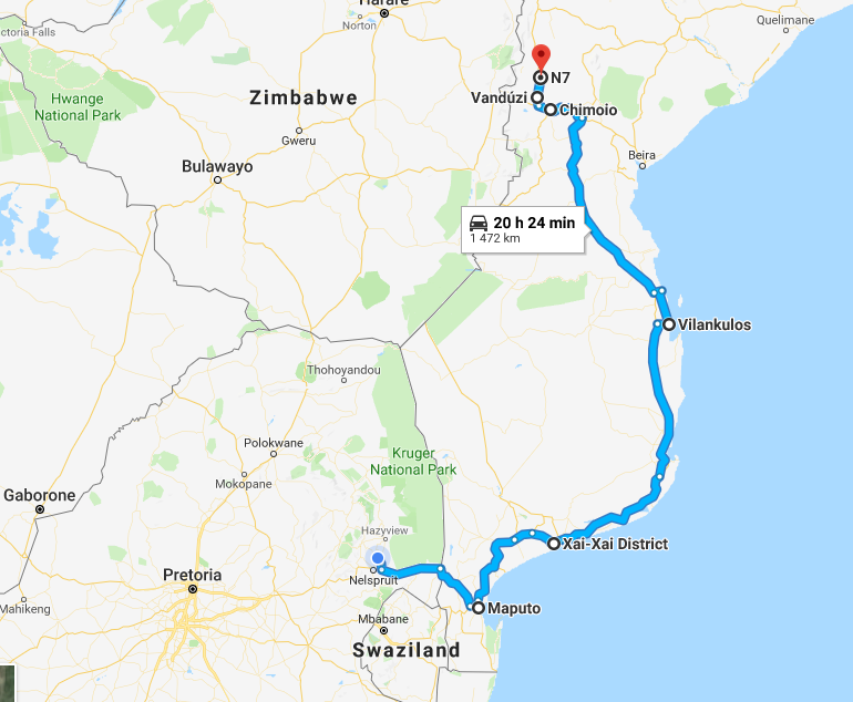 1st Road Trip to Mozambique