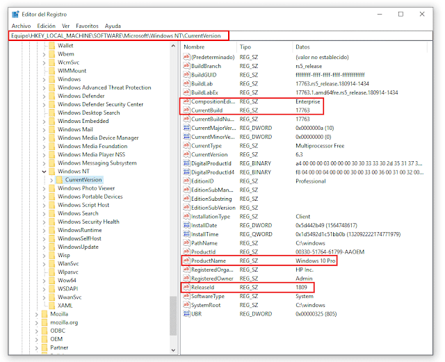 Pantallazos.es: Windows 10 GUI: ¿Qué versión de sistema operativo tengo?