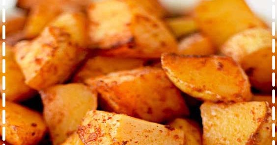 Israeli Oven Roasted Paprika Potatoes - Elisa Munnaf