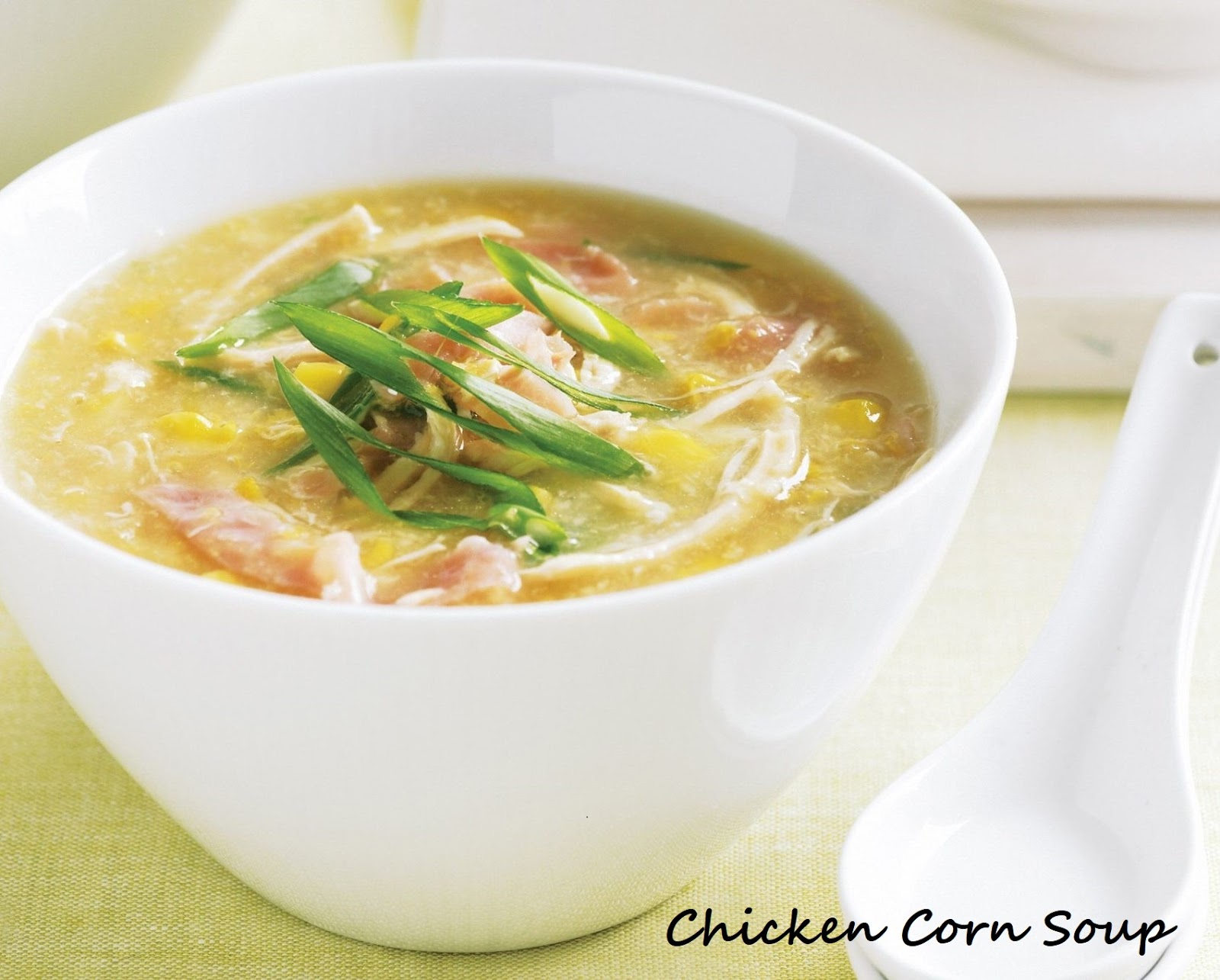 Pakistani Chicken Corn Soup