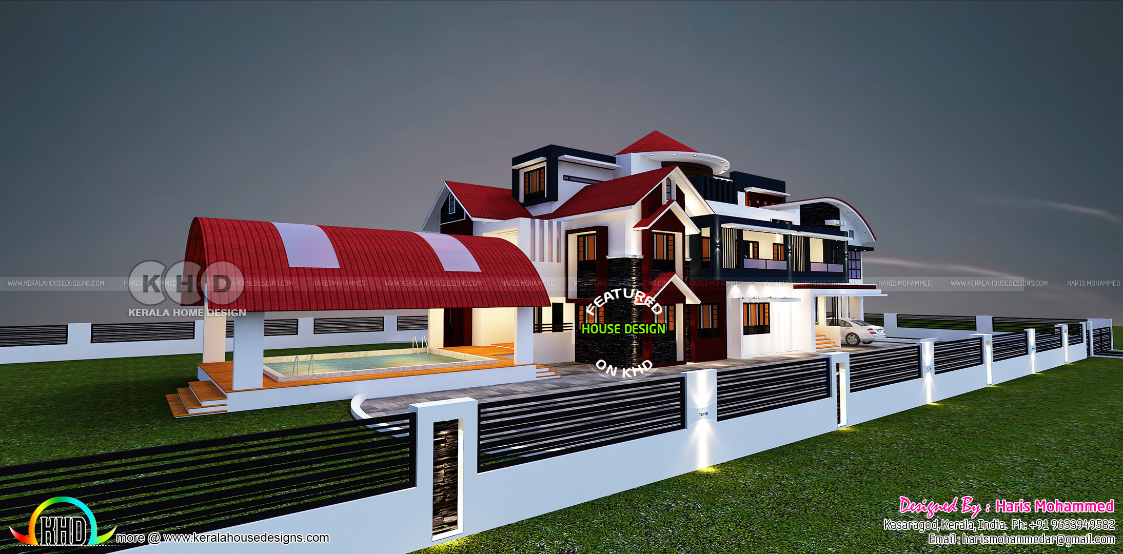 Luxury decorative style home design - Kerala Home Design and Floor ...