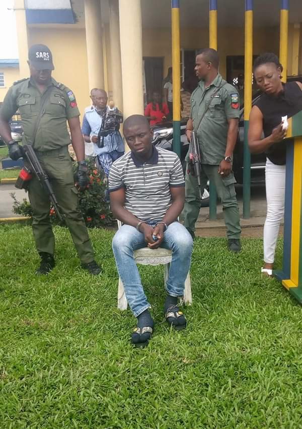 Photo: Police give serial killer food after arrest - KonkonsahGH