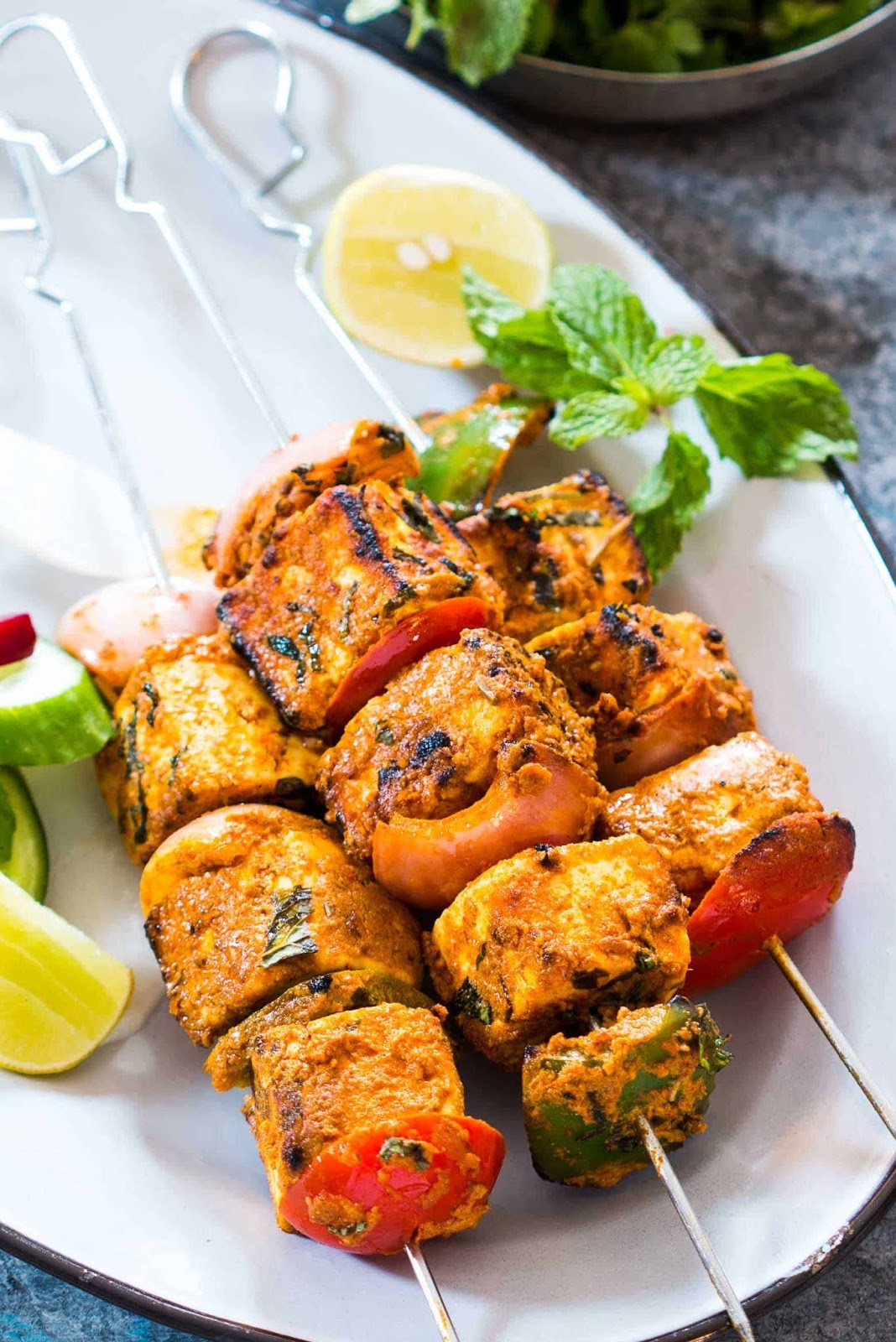 Tandoori Paneer Tikka Recipe - Ahmedabad Food Blog