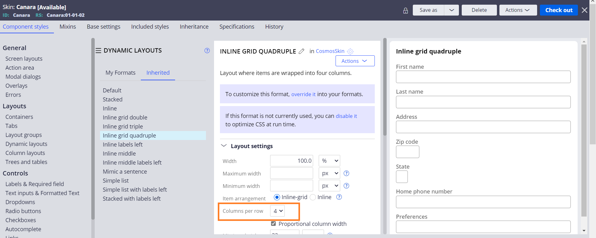 Pega Learnings: How to use inline layouts in Pega