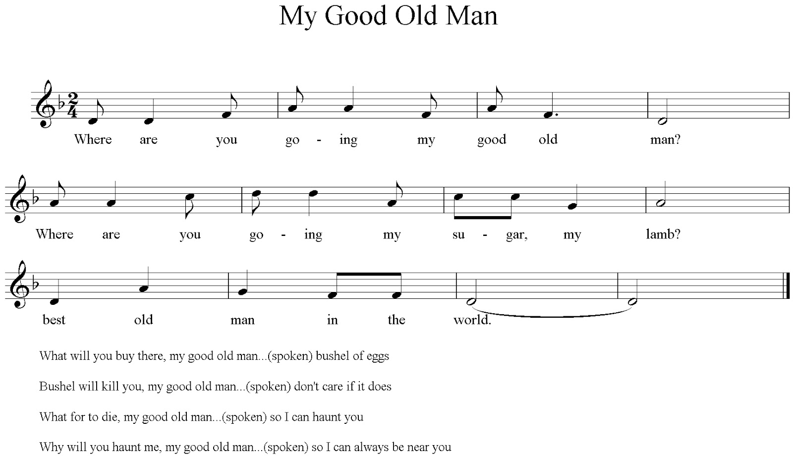 My Good Old Man & Moustaches - Music a la Abbott - Amy Abbott - Kodály ...