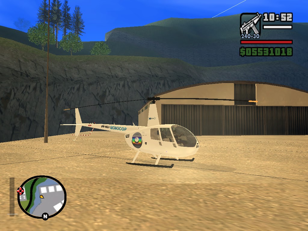 Helicoptero RXLIV Raven II Globocop - GTA San Andreas Os Melhores Mods ...