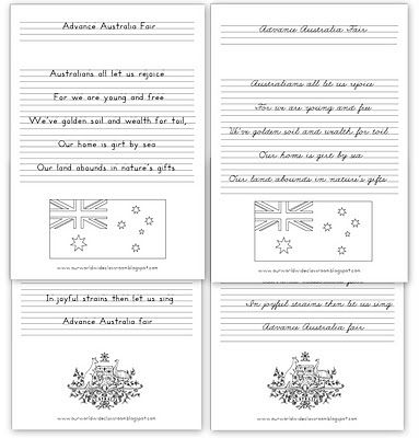 Free Printable Australia Day Learning Packet