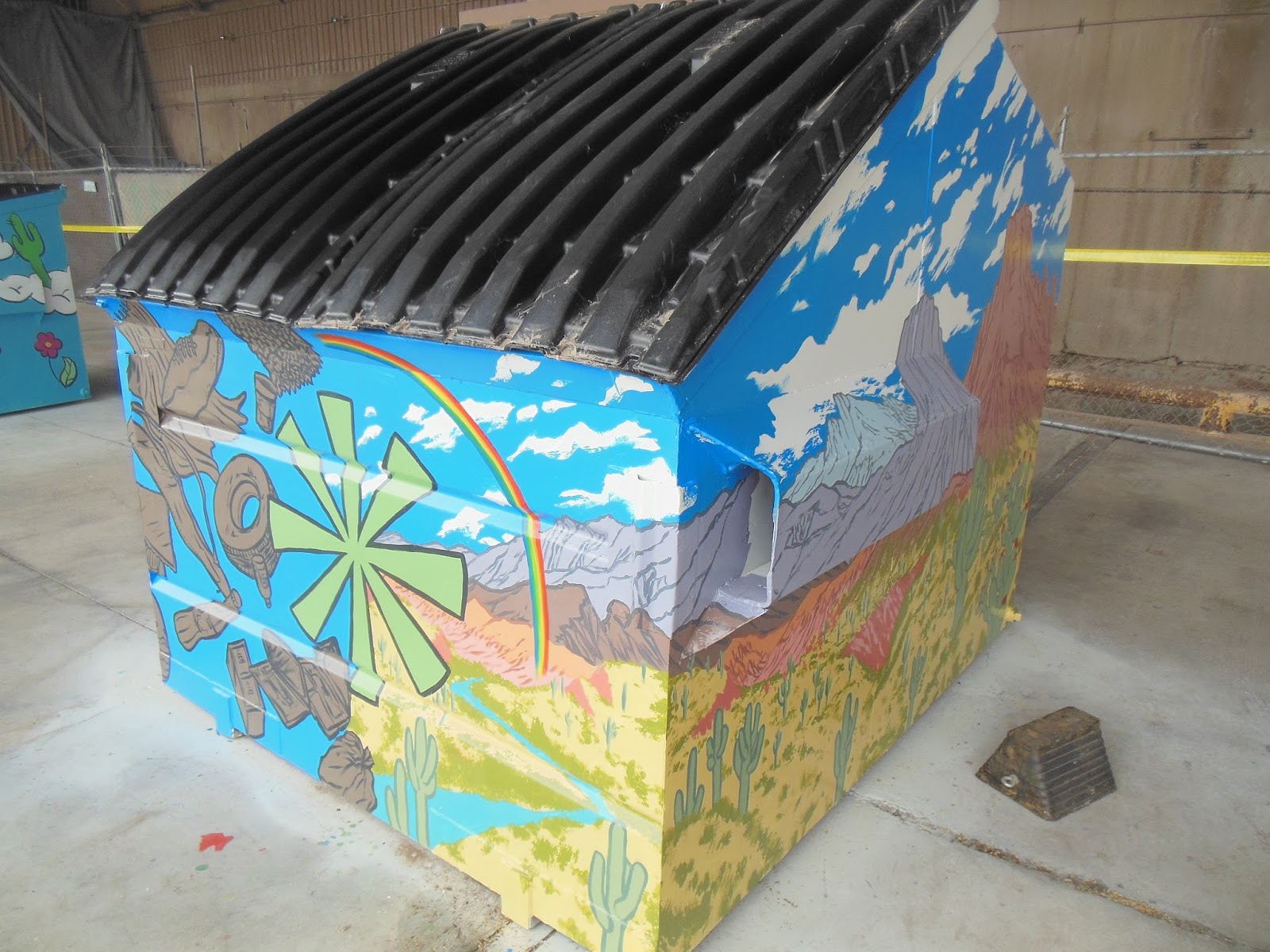 Michael B Schwartz: MURAL/TRASH CONTAINER ART TO BE UNVEILED