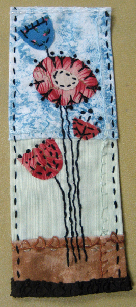 ART - just do it!: Slow Stitching - Bookmark #3