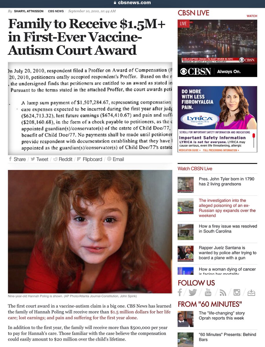 Masyarakat Kena Tahu: Hannah Poling AUTISM SELEPAS VAKSIN- Terima ...