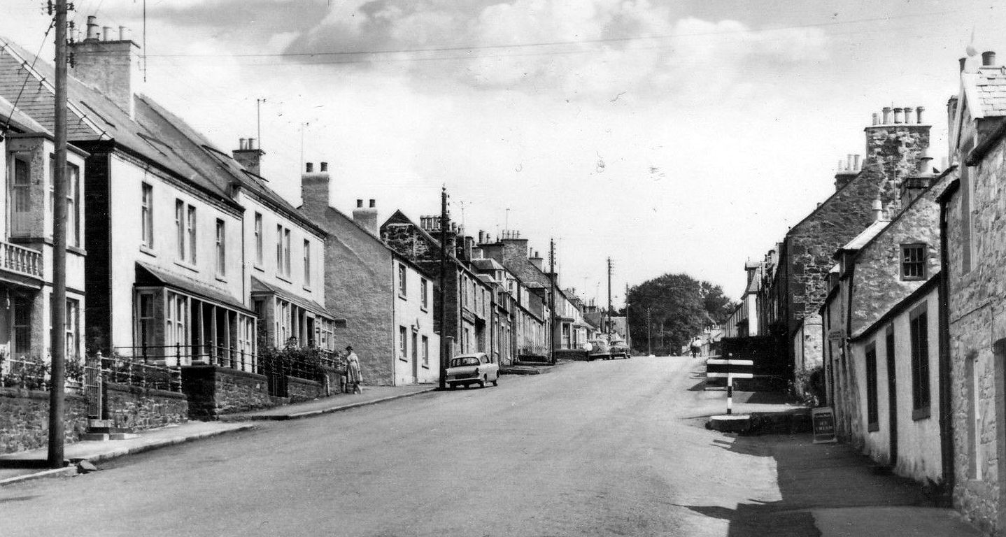 Tour Scotland: Old Photographs Main Street Dalry Scotland