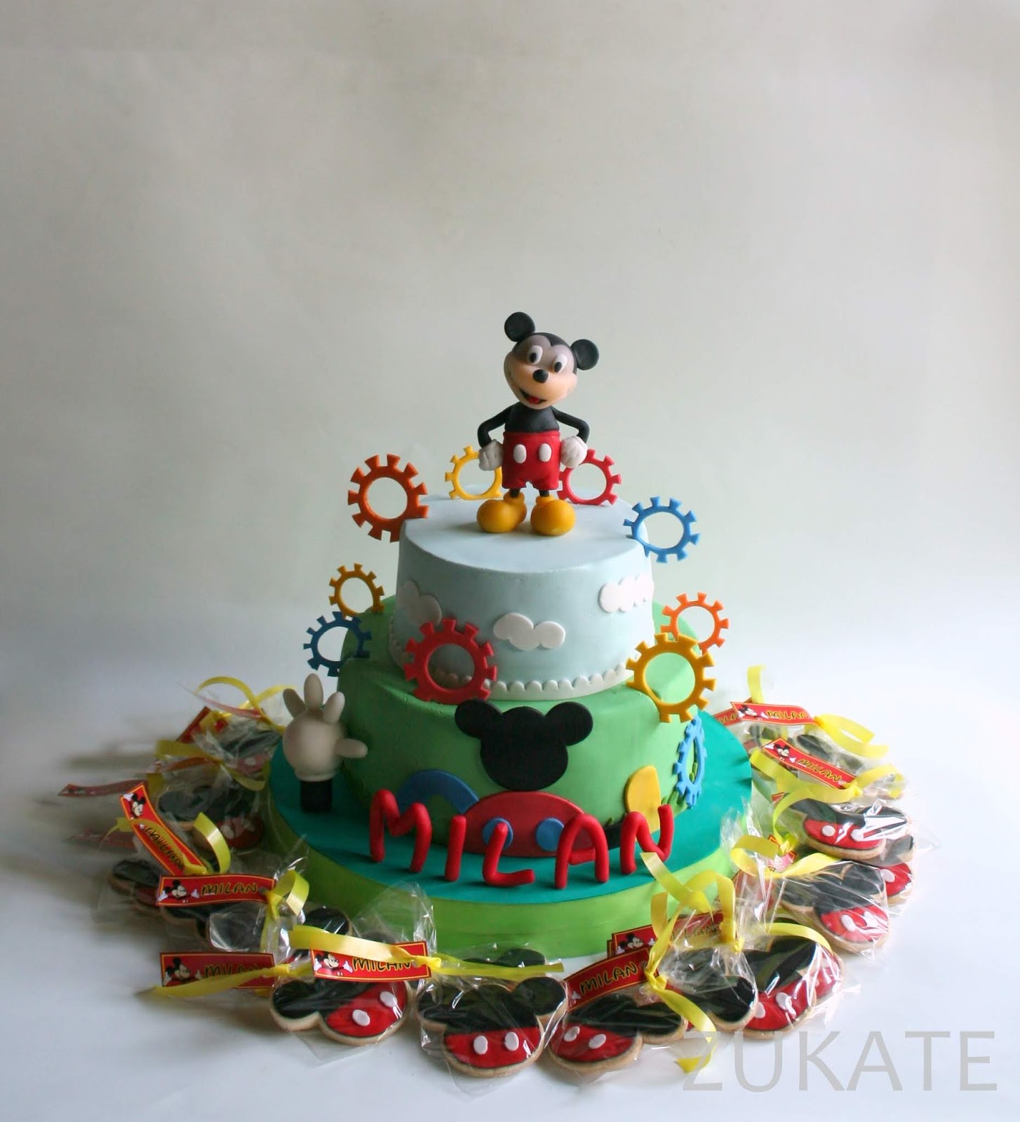 TORTA CLUB HOUSE DE MICKEY MOUSE PARA MILAN | ZUKATE