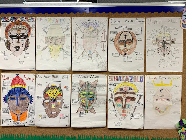 the ART of learning: West African Biography Griot Mask Project