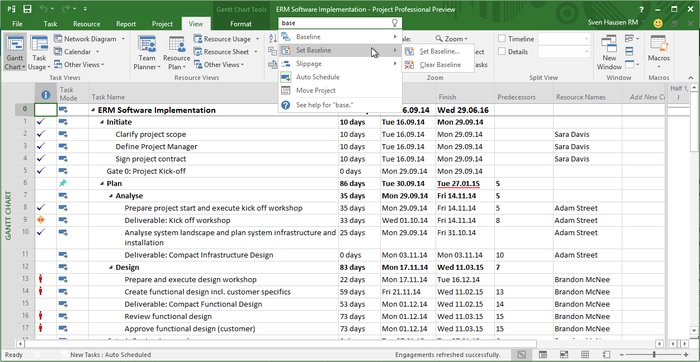 Novedades de Microsoft Project 2016 - La Oficina de Proyectos de ...
