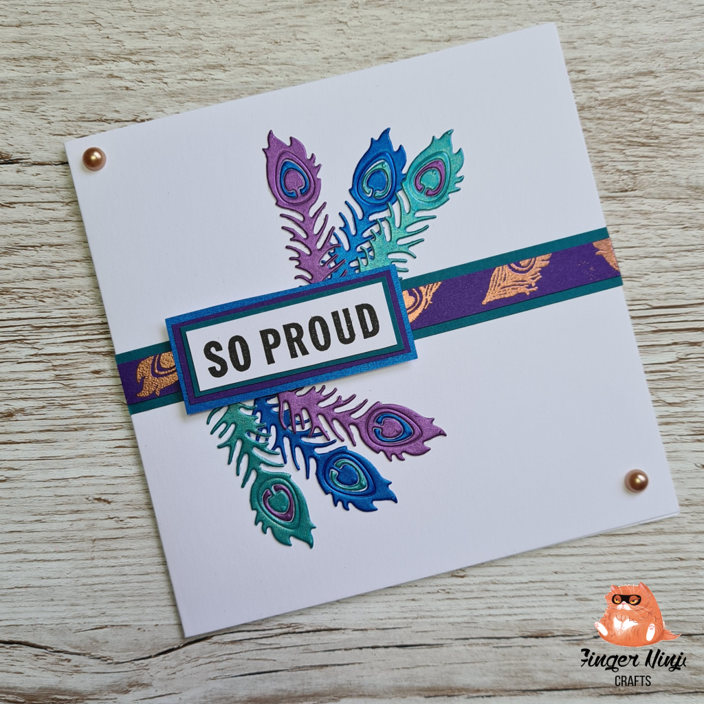 Daring Cardmakers: Proud as a Peacock