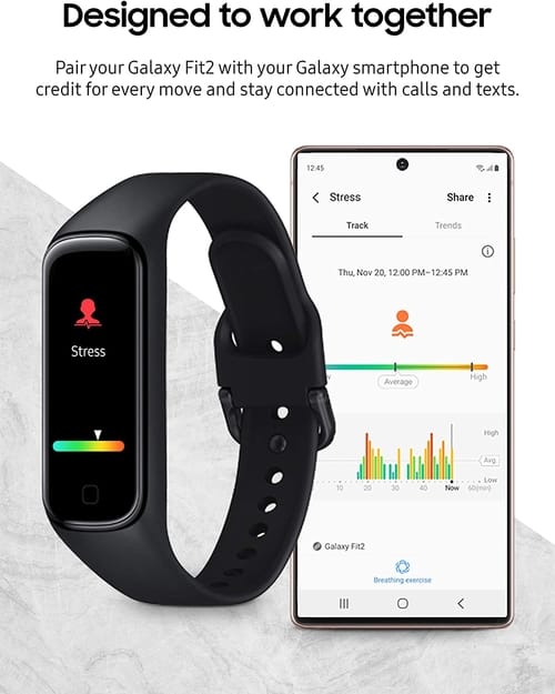 Review Samsung Galaxy Fit 2 Fitness Tracking Smart Band