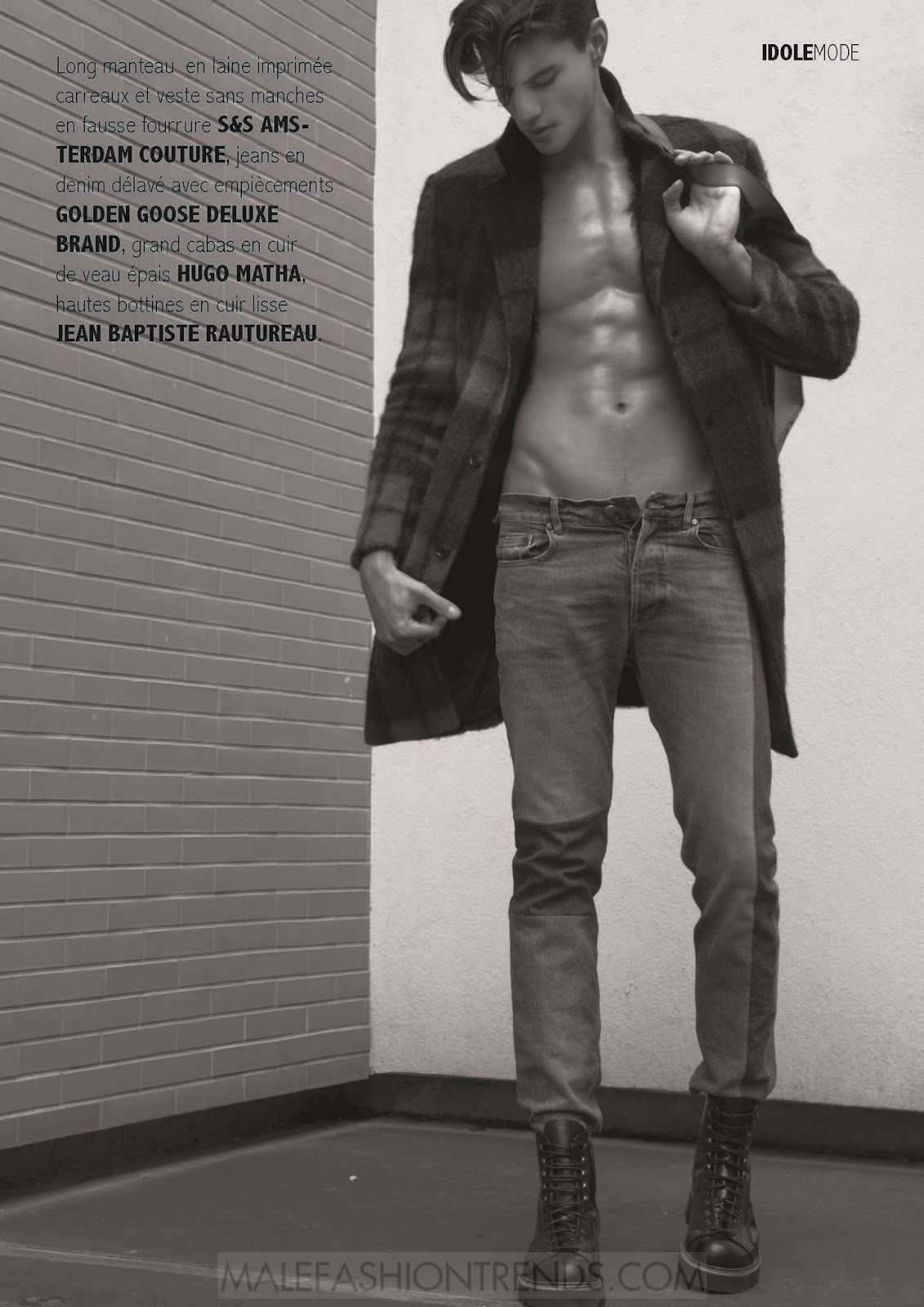 Dan Zsolt por Nikie Kavouridis para IDOLE Magazine Winter 2016