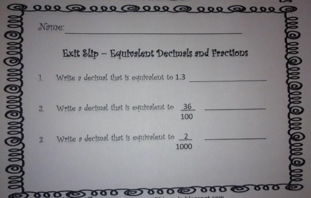 How Using Math Exit Slips Changed My LIfe | Wild about fifth grade