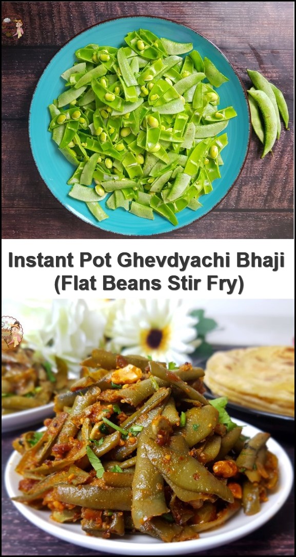 Instant Pot Ghevdyachi Bhaji |Flat Green Beans Stir Fry | घेवड्याची ...