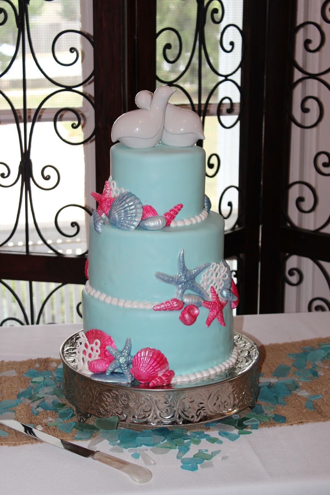 Cake Flair: Wedding Shell Cake
