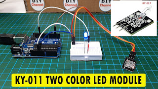 حساس KY-017 تبديل الميل الزئبقي | KY-017 MERCURY TILT SWITCH MODULE ...