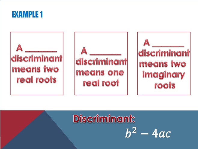 misscalcul8: Teaching the Quadratic Formula