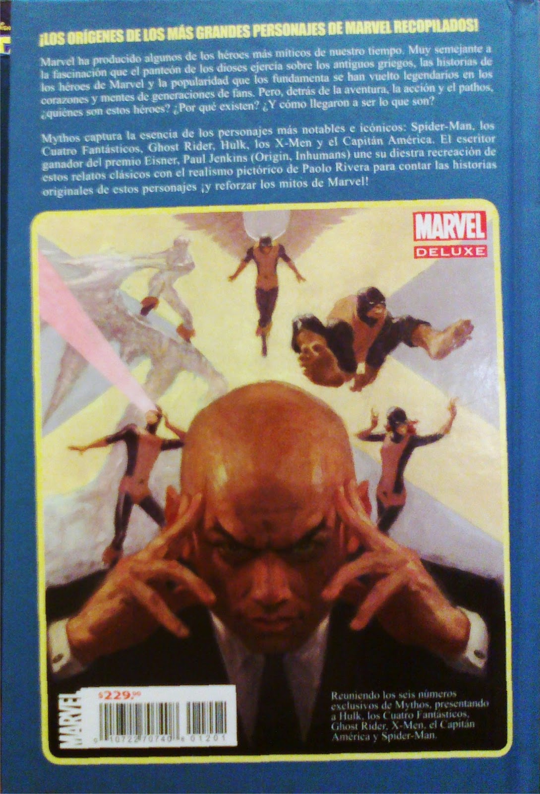 MARVELEANDO CON LOS HUEVONAZOS: Mythos (Marvel DeLuxe)